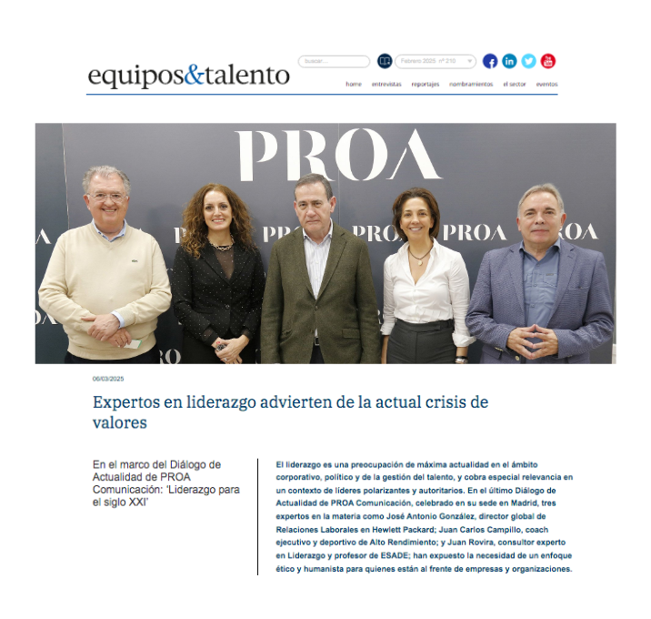 ‘El liderazgo para el siglo XXI’, con Juan Carlos Campillo - Juan ...